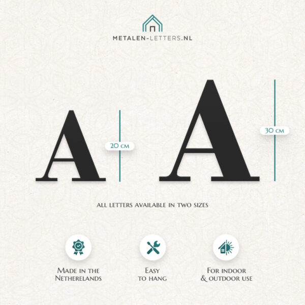 Eigen Metalen Letters | Metalen Decoratie Letters